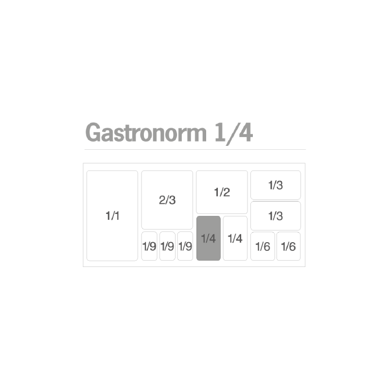 Gastronox 1/4 H65 – Denox. Fabricantes de menaje